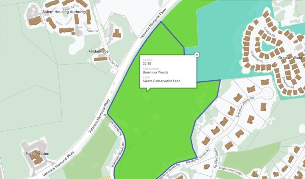 Salem Conservation Commission Recognizes Braemoor Woods Conservation Land Donation - Salem Town ...