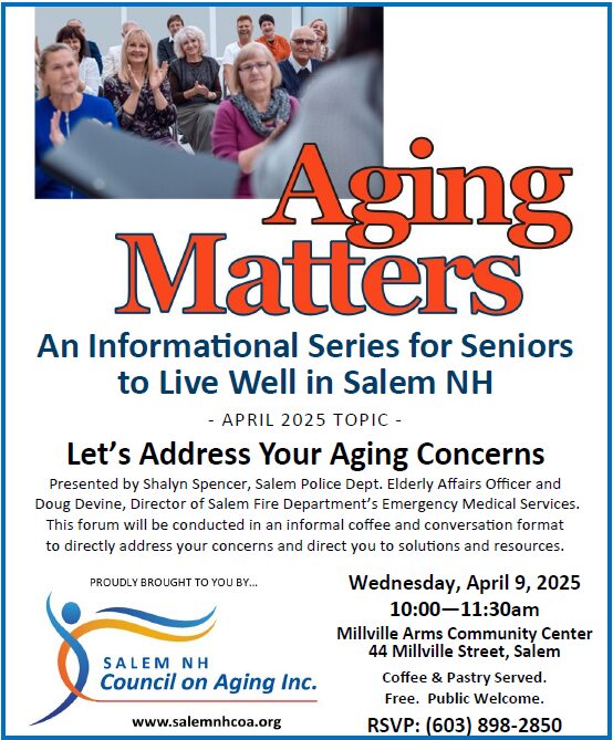 Salem Council on Aging Continues 'Aging Matters' Informational Series ...