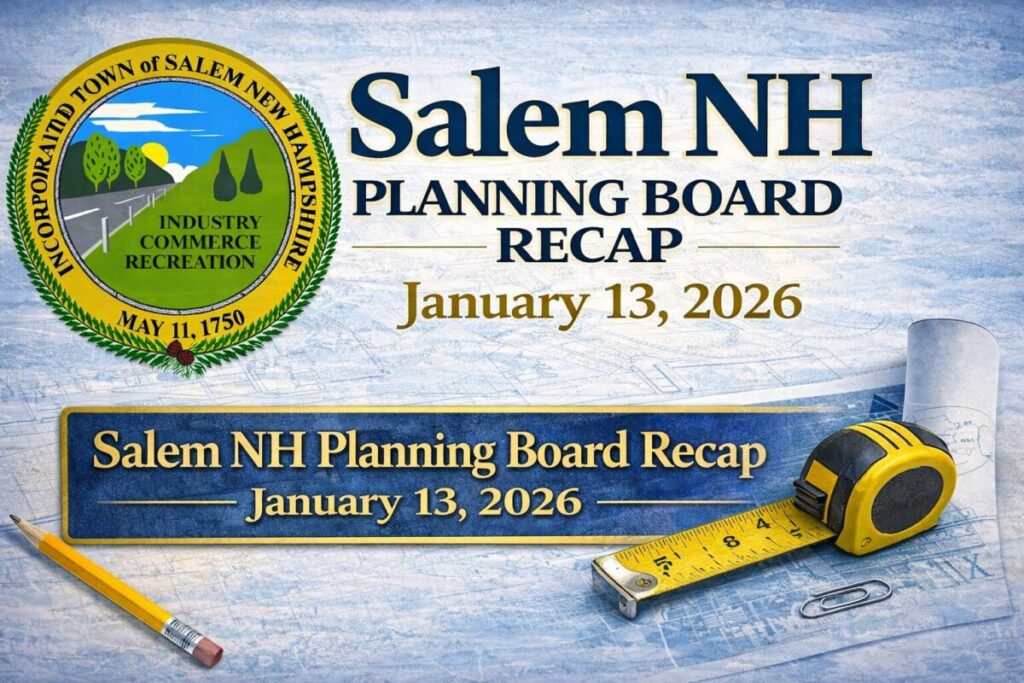 Salem NH Planning Board Recap - January 13, 2026 - Salem Town Hall Times